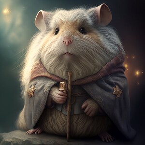 Magic Hamster Poster - Etsy