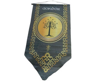 Lord of the Rings Khazaddum Tapestry, Middle Earth Khazaddum Flag ...