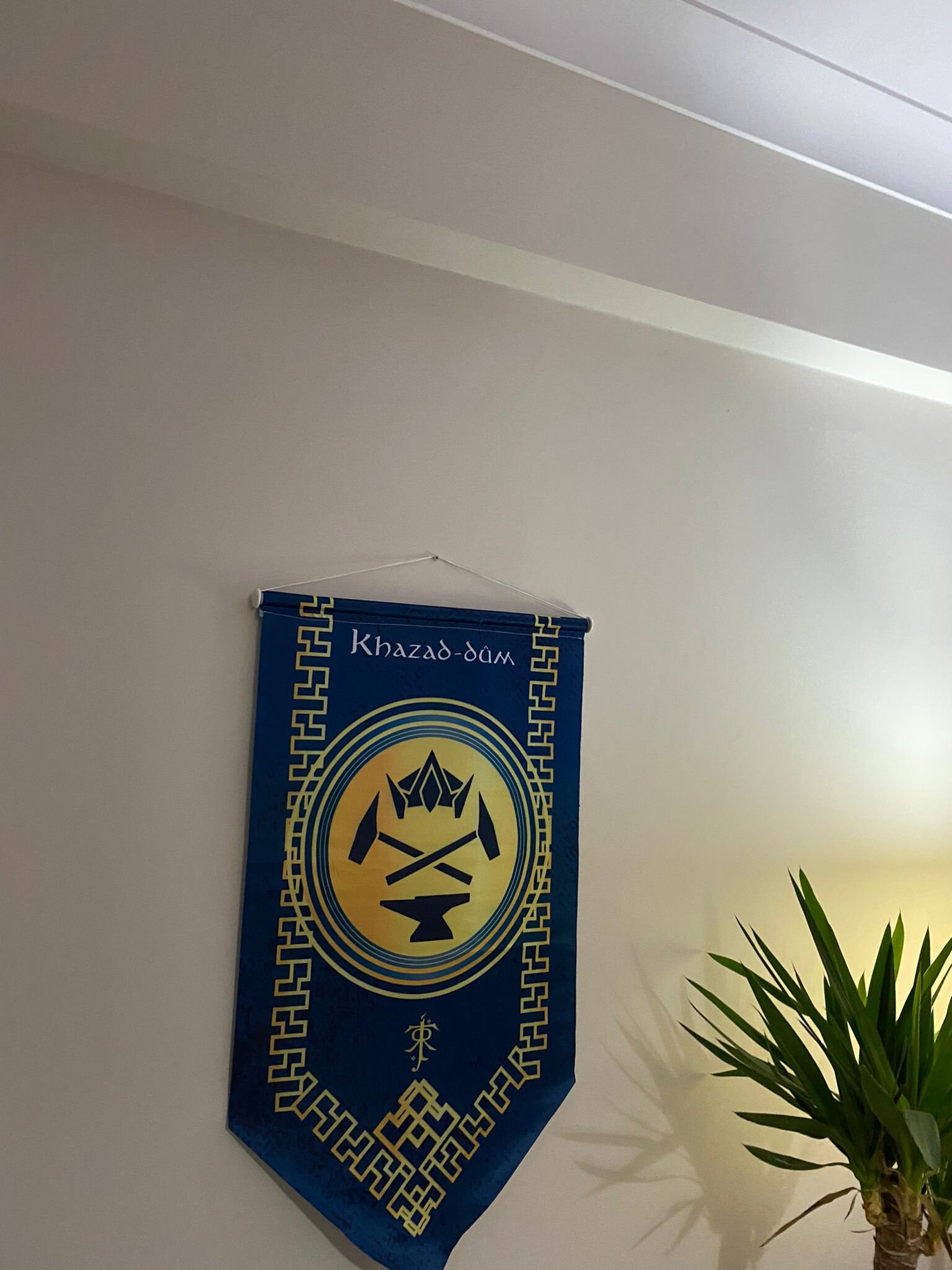 Lord of the Rings Khazaddum Tapestry, Middle Earth Khazaddum Flag ...