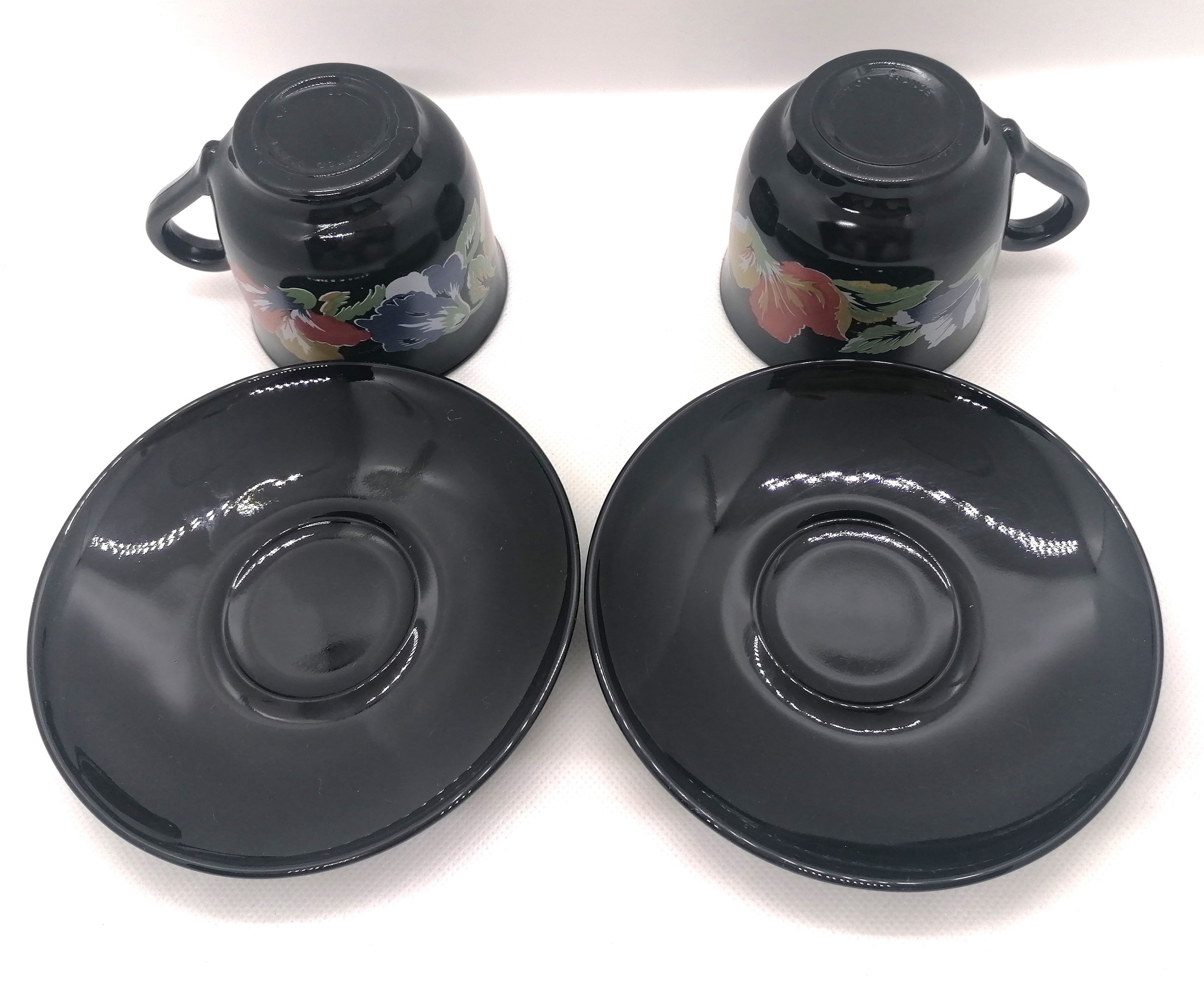 80s Duo Cups and Sub-cups ARCOROC - Etsy