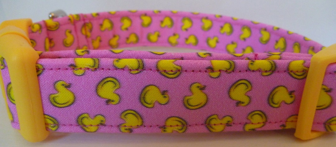 Rubber Duck Collar Spring Dog Collar Yellow Ducks Summer - Etsy