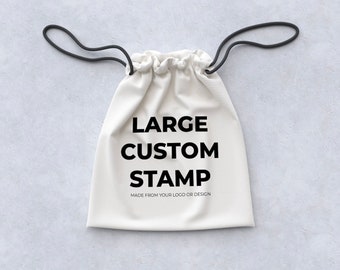 Large Bag Stamp, Brand Stamp, Box Stamp, Large Custom Stamp, Large ...