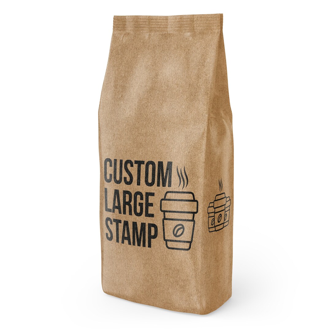Large Bag Stamp, Large Custom Stamp, Large Packaging Stamp, Large Box ...