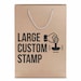 Large Bag Stamp, Brand Stamp, Box Stamp, Large Custom Stamp, Large ...