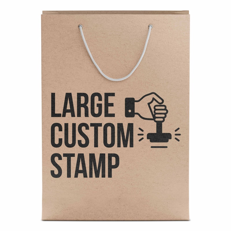 Large Custom Stamp - Etsy