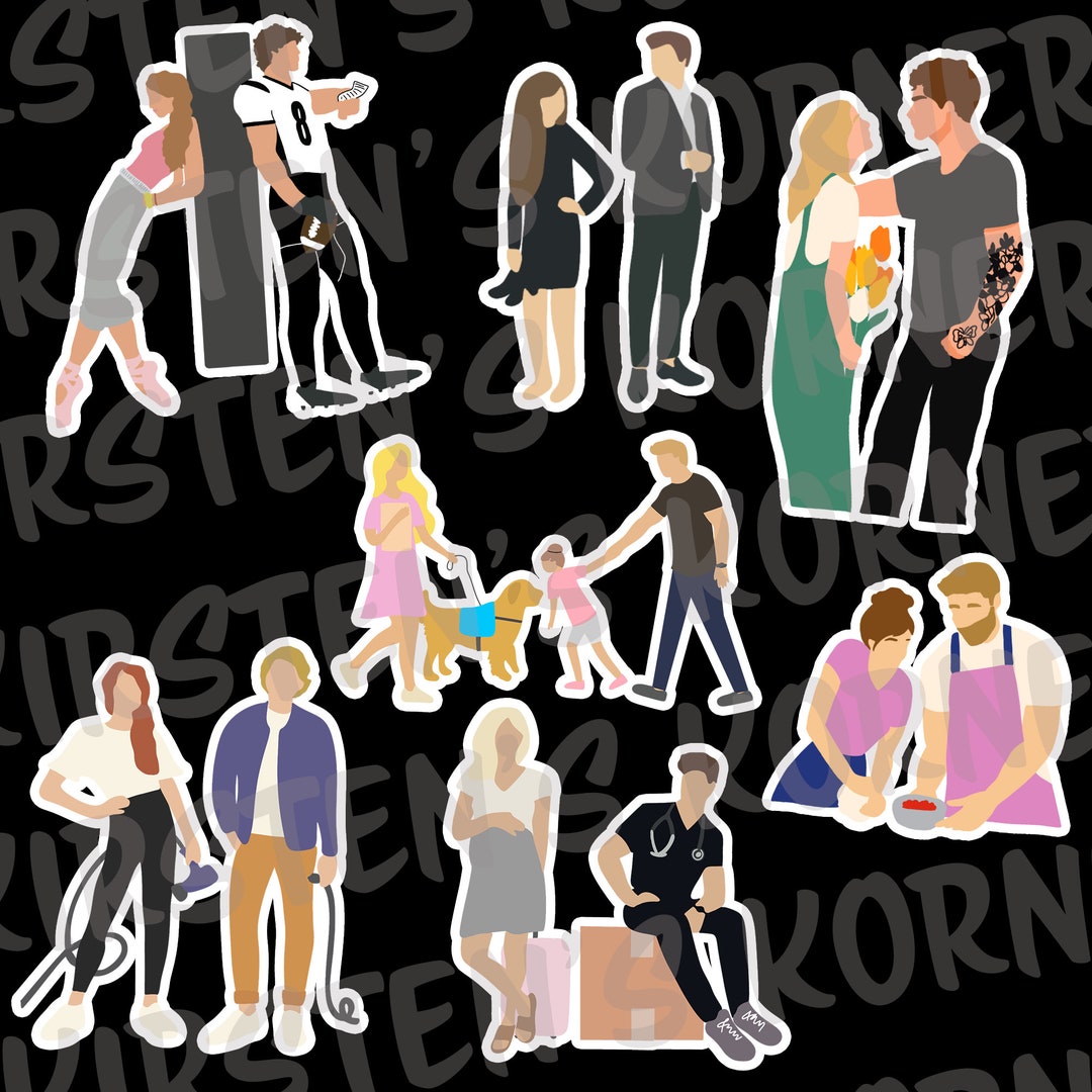 SARAH ADAMS Sticker Pack 7 Stickers - Etsy Canada