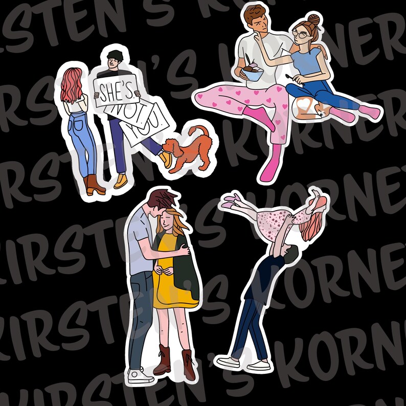 LYNN PAINTER Sticker Pack 4-packbooktokbetter Than the Moviesbetting on ...