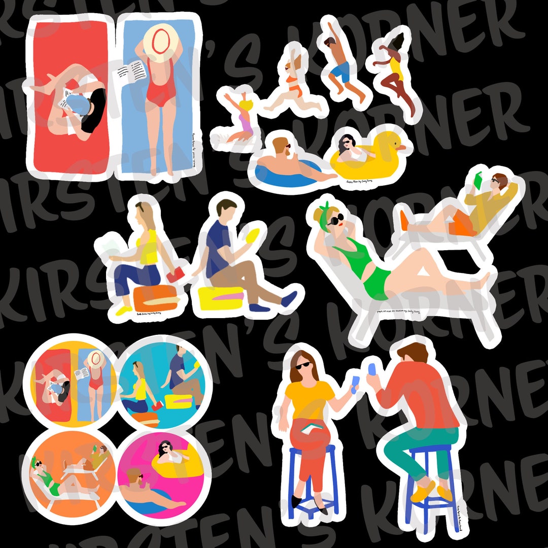 EMILY HENRY Sticker Pack 6 Stickers - Etsy