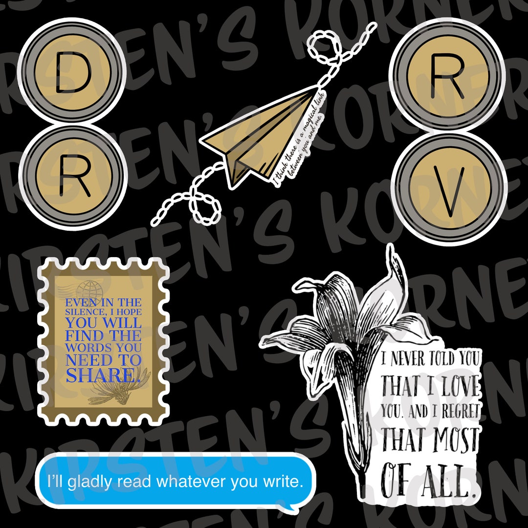 DIVINE RIVALS and Ruthless Vows by Rebecca Ross Sticker Pack 6 ...