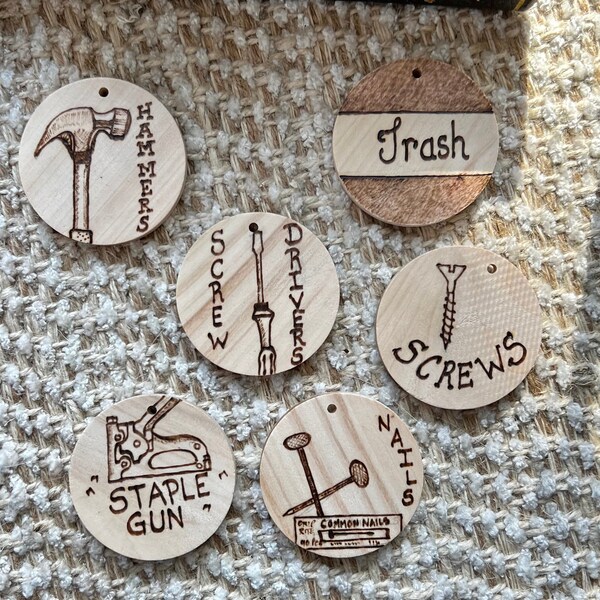 Wood Burned Letters - Etsy