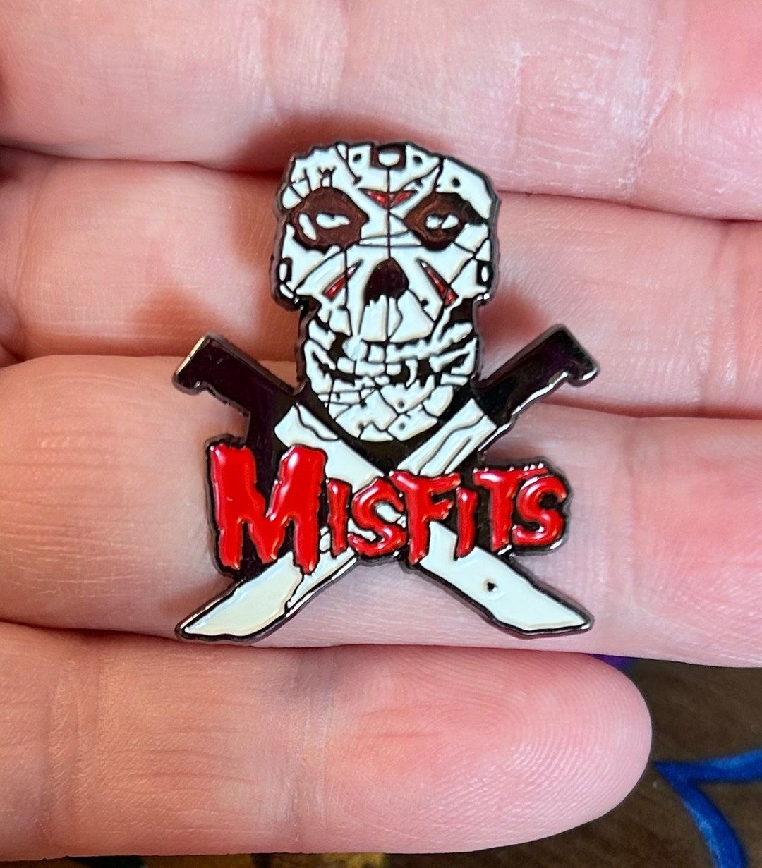 The Misfits Friday the 13th Enamel Pin NEW Punk Rock Horror Band Pin - Etsy