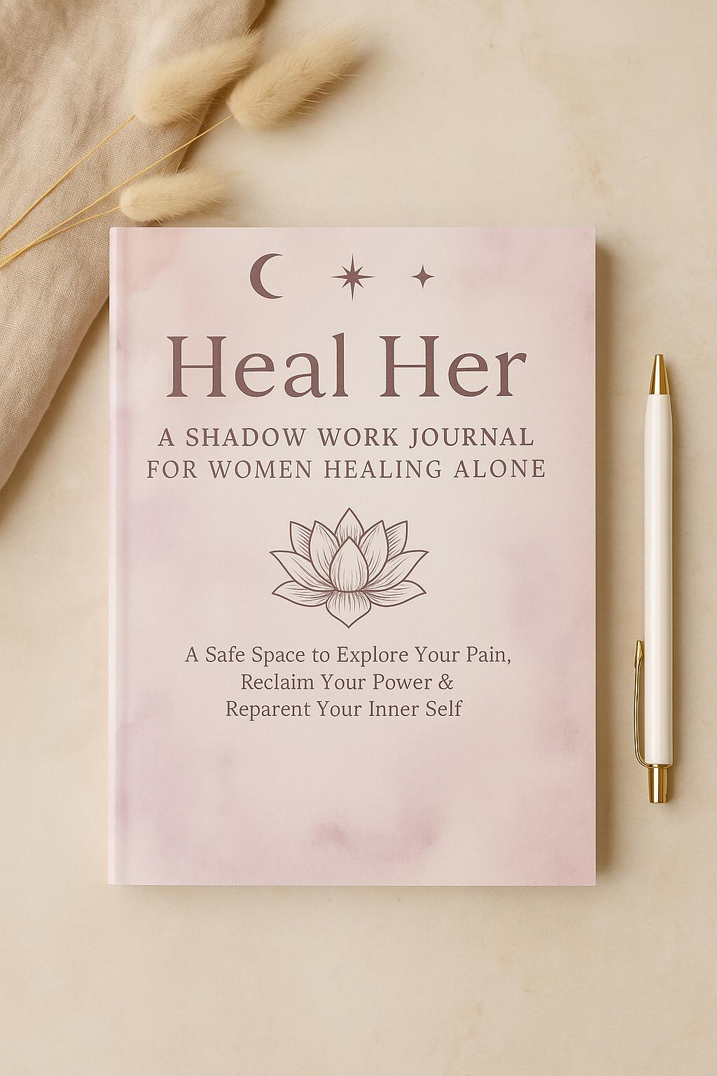 Heal Her Shadow Work Journal | Inner Child Healing Workbook & Self-love ...