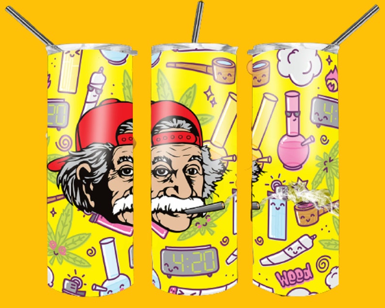 Weed/cannabis/420 Sublimation Digital Design for 20 Oz Skinny - Etsy