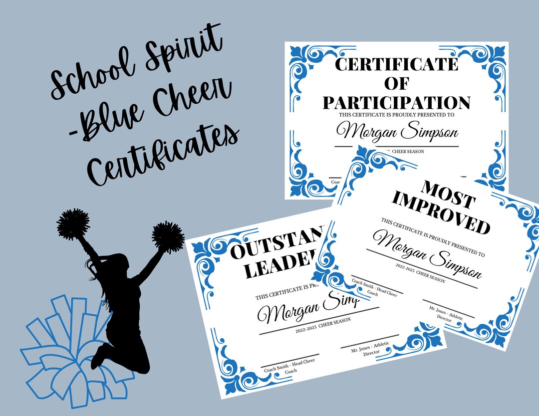 Blue Cheer Certificates - Etsy
