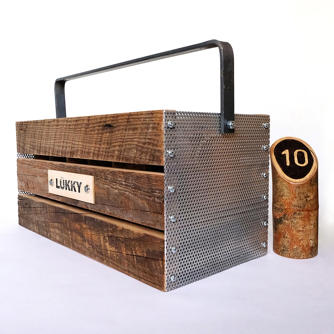 Finnish Throwing Game Outdoor Game Handmade From Recycled Wood and ...