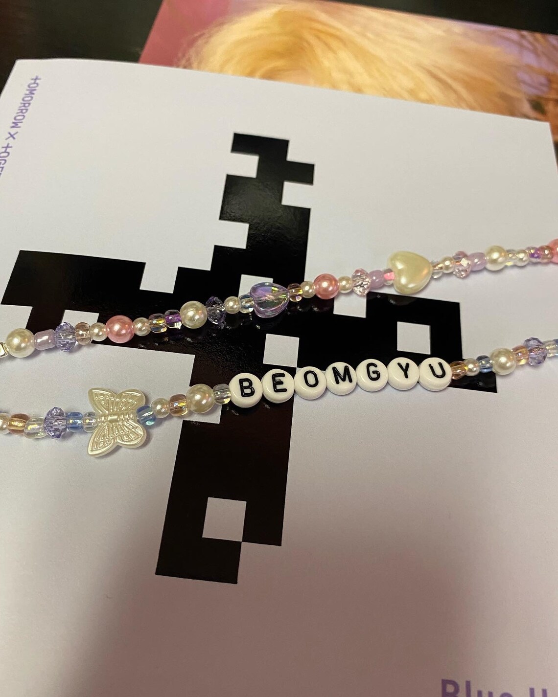 TXT Blue Hour Bracelet customizable - Etsy