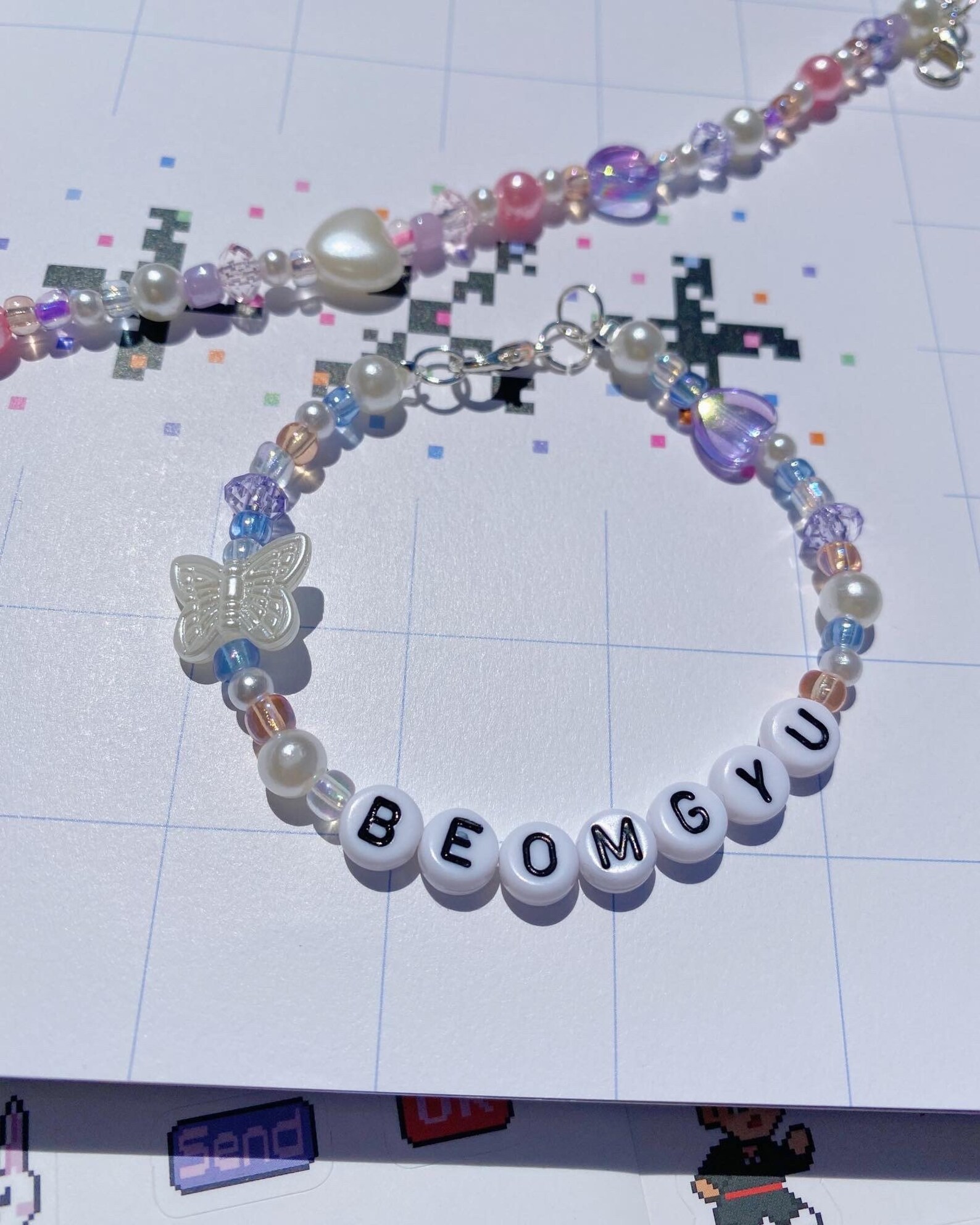 TXT Blue Hour Bracelet customizable - Etsy