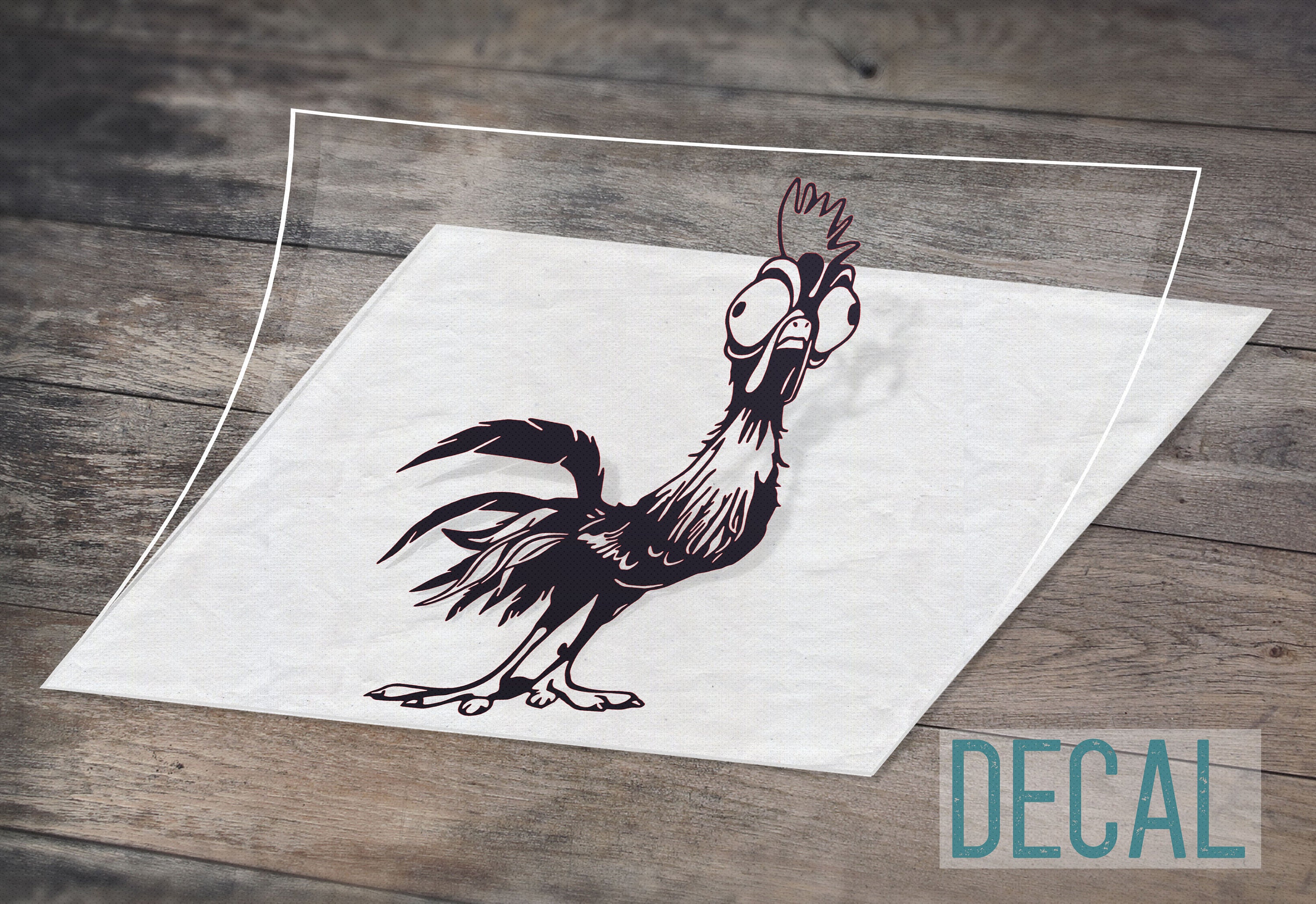 Sriracha Rooster Stencil