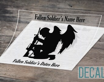 Fallen Angel Decal - Etsy