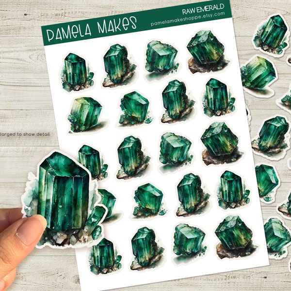 Raw Emerald - Etsy