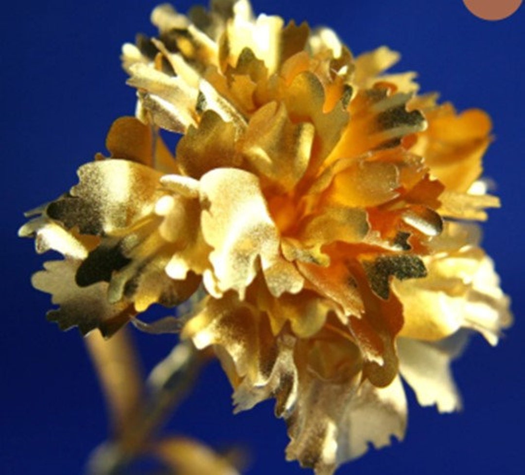 Pure 24k Gold Leaf Carnation, Gifts for Her, Occasion, Wedding - Etsy