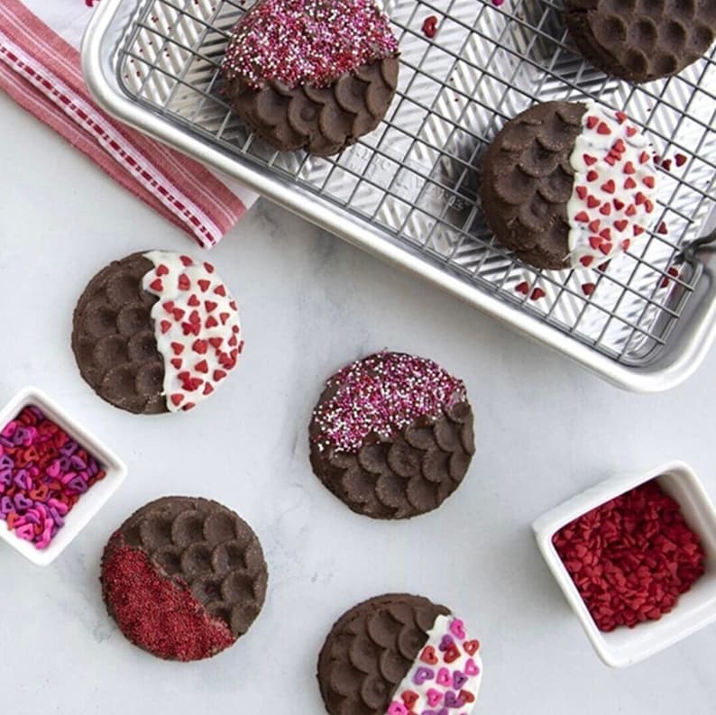 Cookie Stamp Christmas Cookie Cookie Cutter Stamp - Etsy