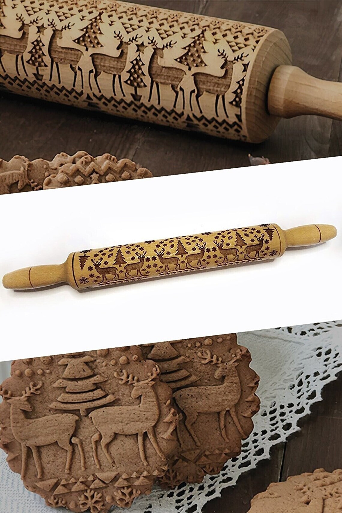 Cookie Roller, Cookie Mold, Cookie Cutter, Christmas Mold, Christmas ...