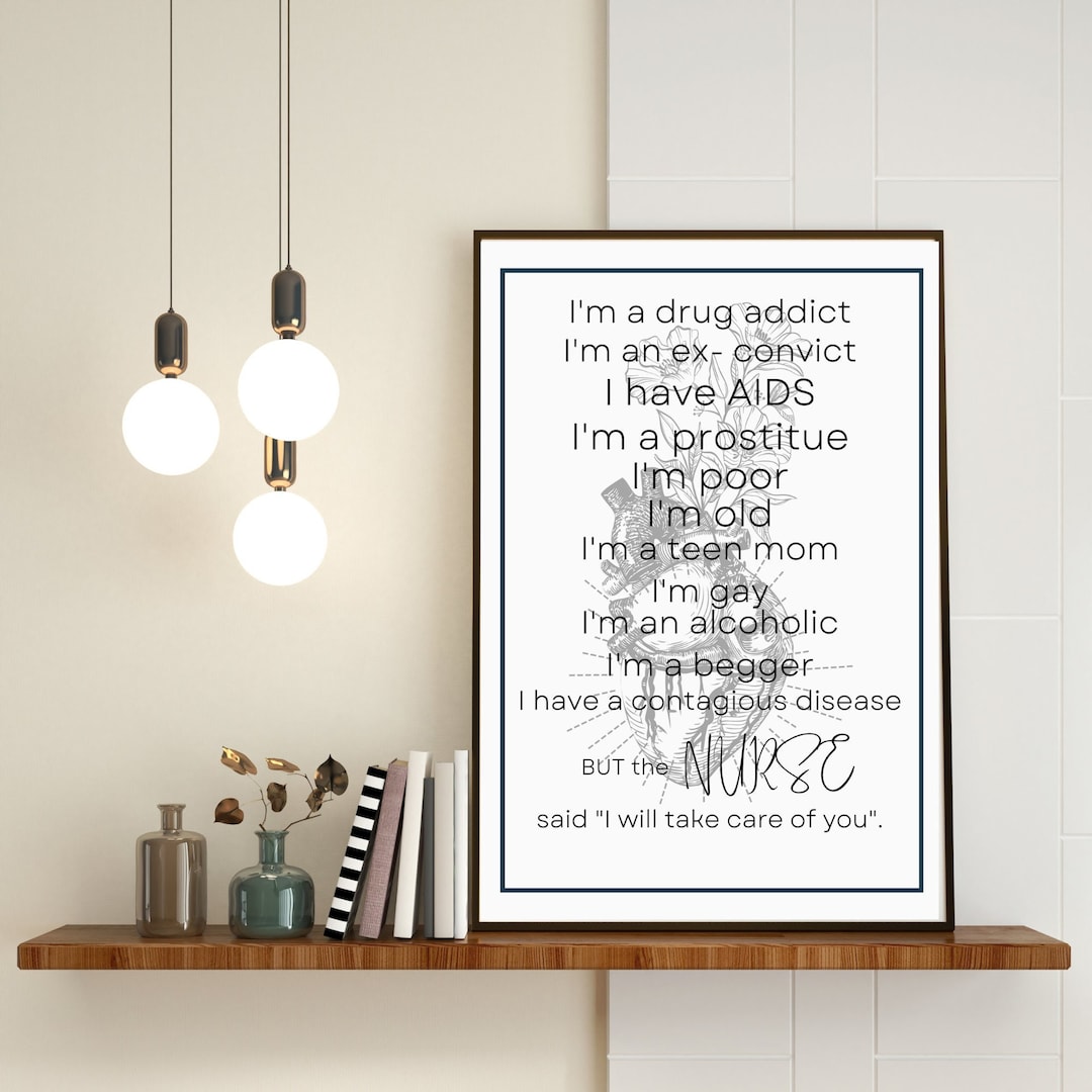 18x24 Poster Gift for Nurse, Healthcare, Office Decor, Nursing Student ...