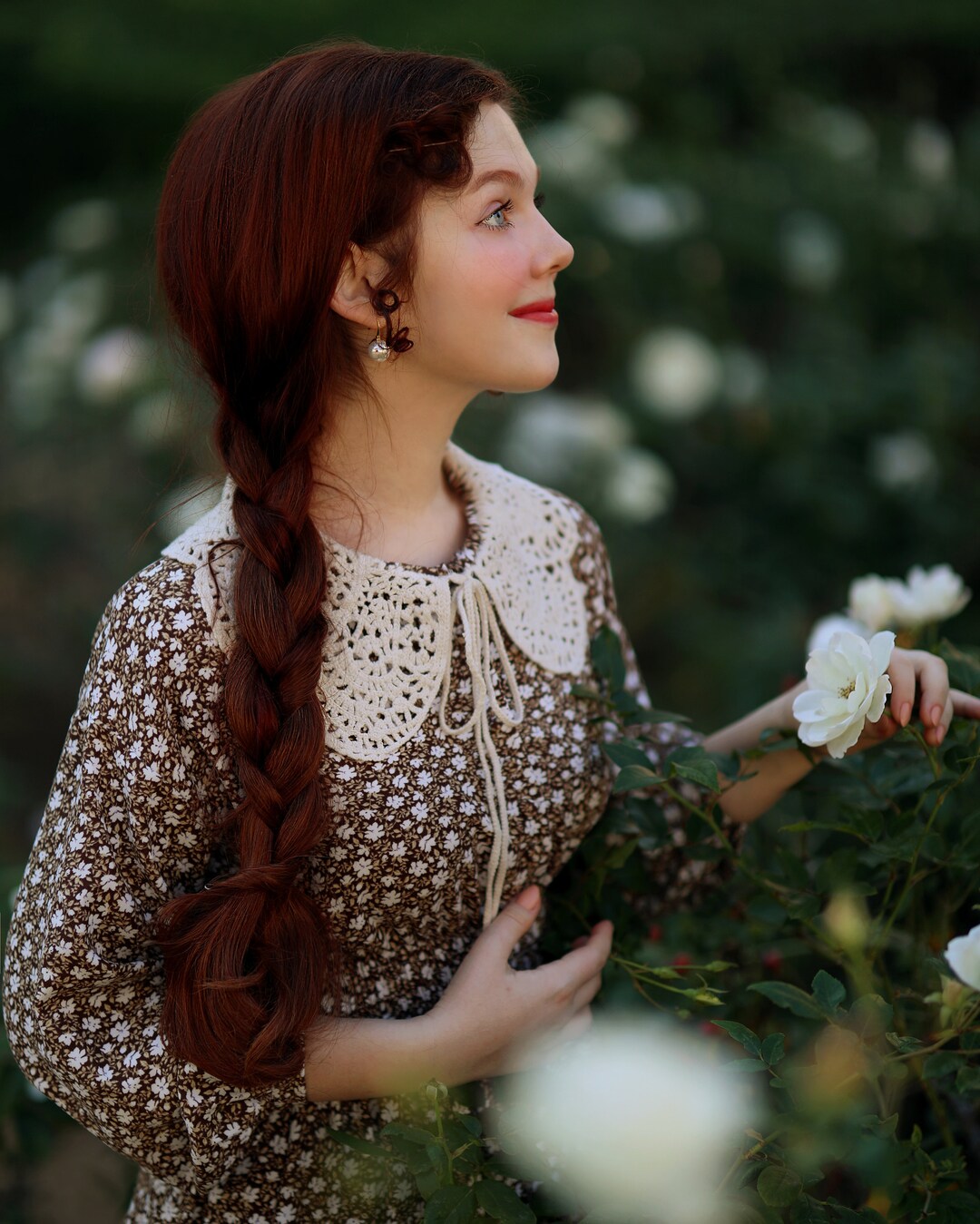 Cottage Core Dress,victorian Dress,vintage Dress, Cotton Soft Fabric ...