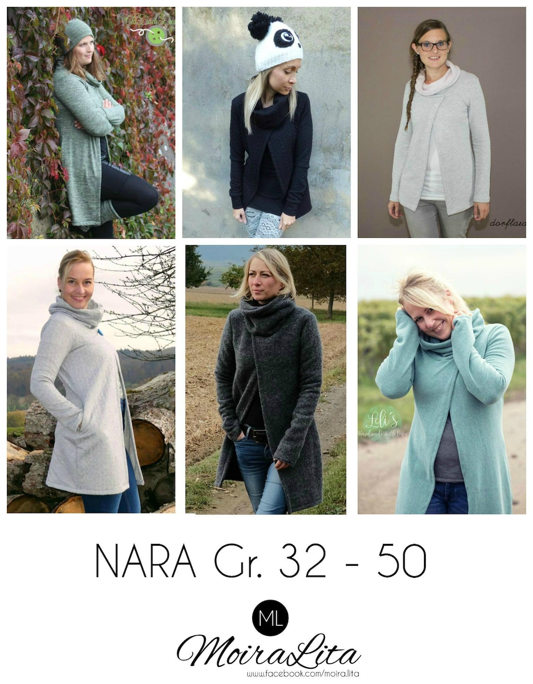 Nara Sewing Pattern, Sewing Instructions, Ebook, Jacket, Sweater - Etsy
