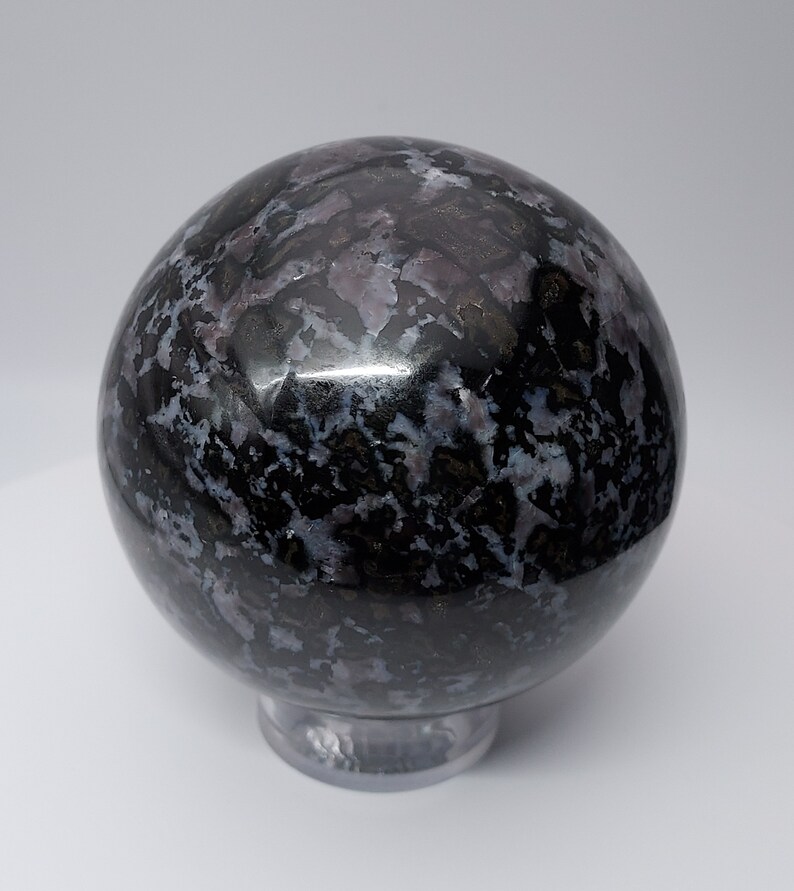 Polished Merlinite Gabbro Sphere From Madagascar - Etsy UK