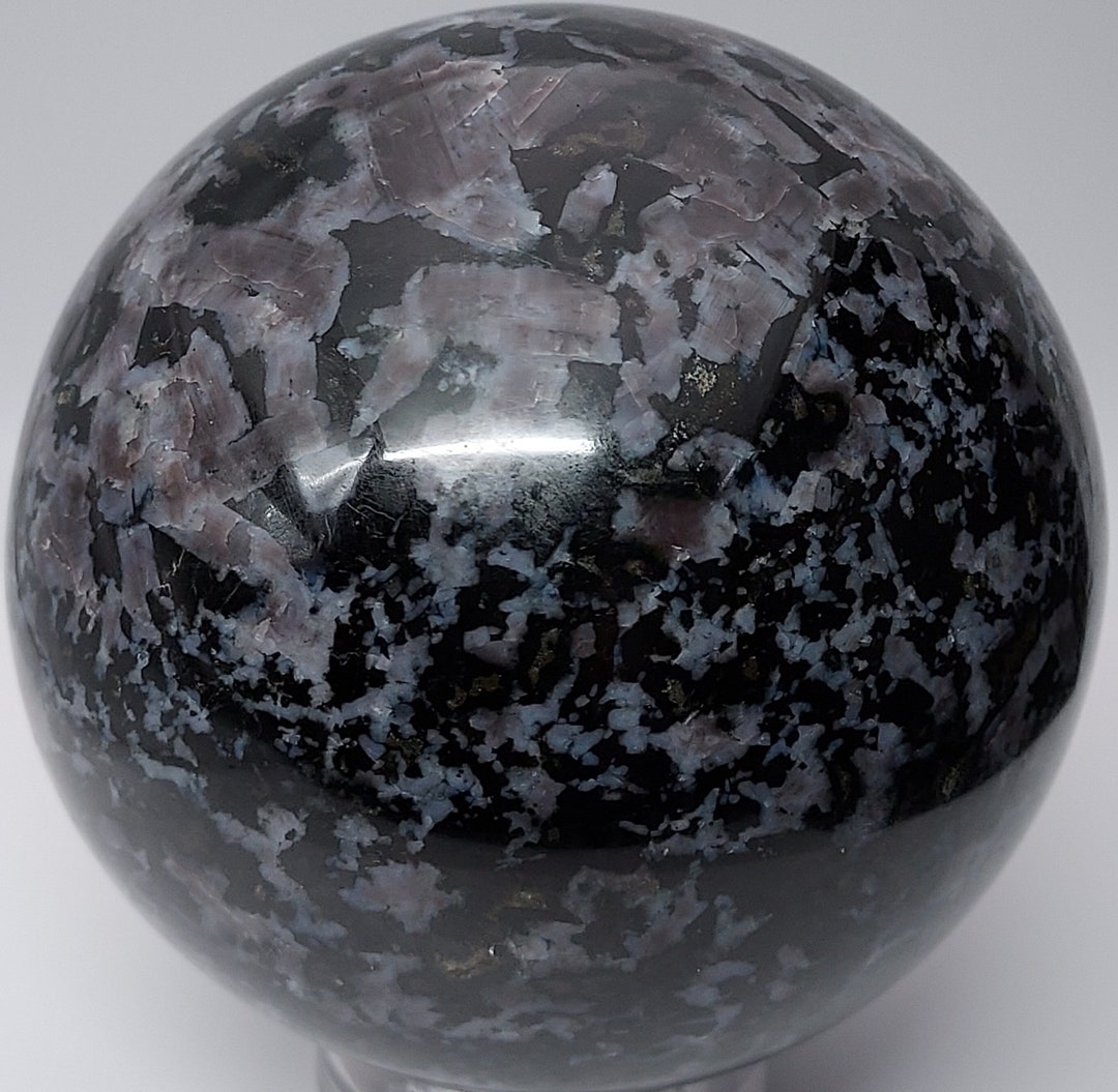 Polished Merlinite Gabbro Sphere From Madagascar - Etsy UK
