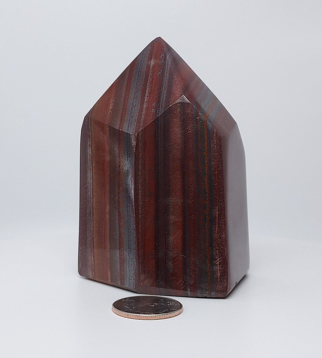 Polished Banded Tiger Iron From Madagascar - Etsy