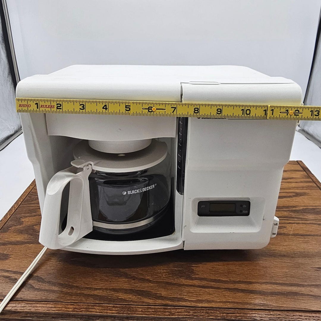 Vintage Black & Decker Spacemaker Coffee Maker 12 Cups ODC 325N Tested ...