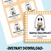 Happy Halloween Cute Ghost Gift Tag for Lunch Lady Teacher Halloween ...