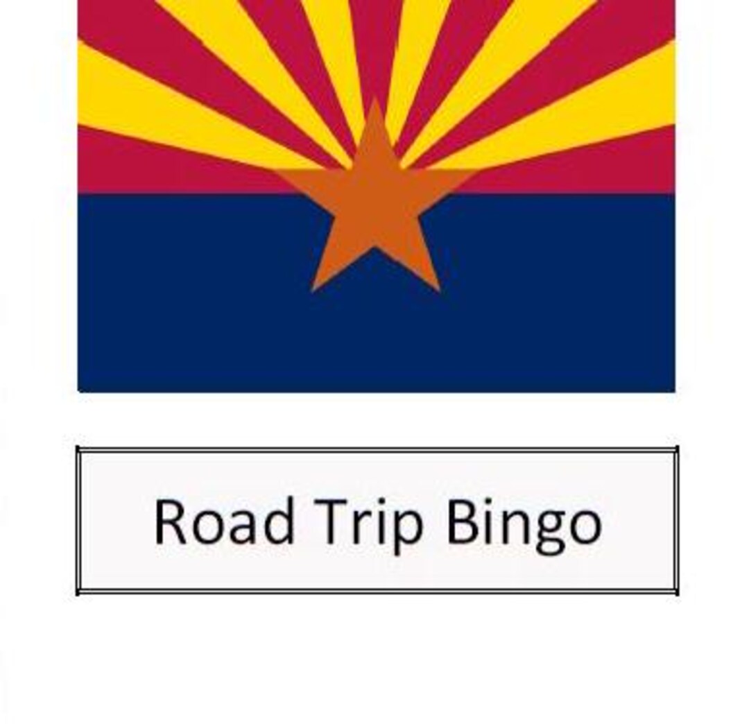 Arizona Road Trip Bingo - Etsy
