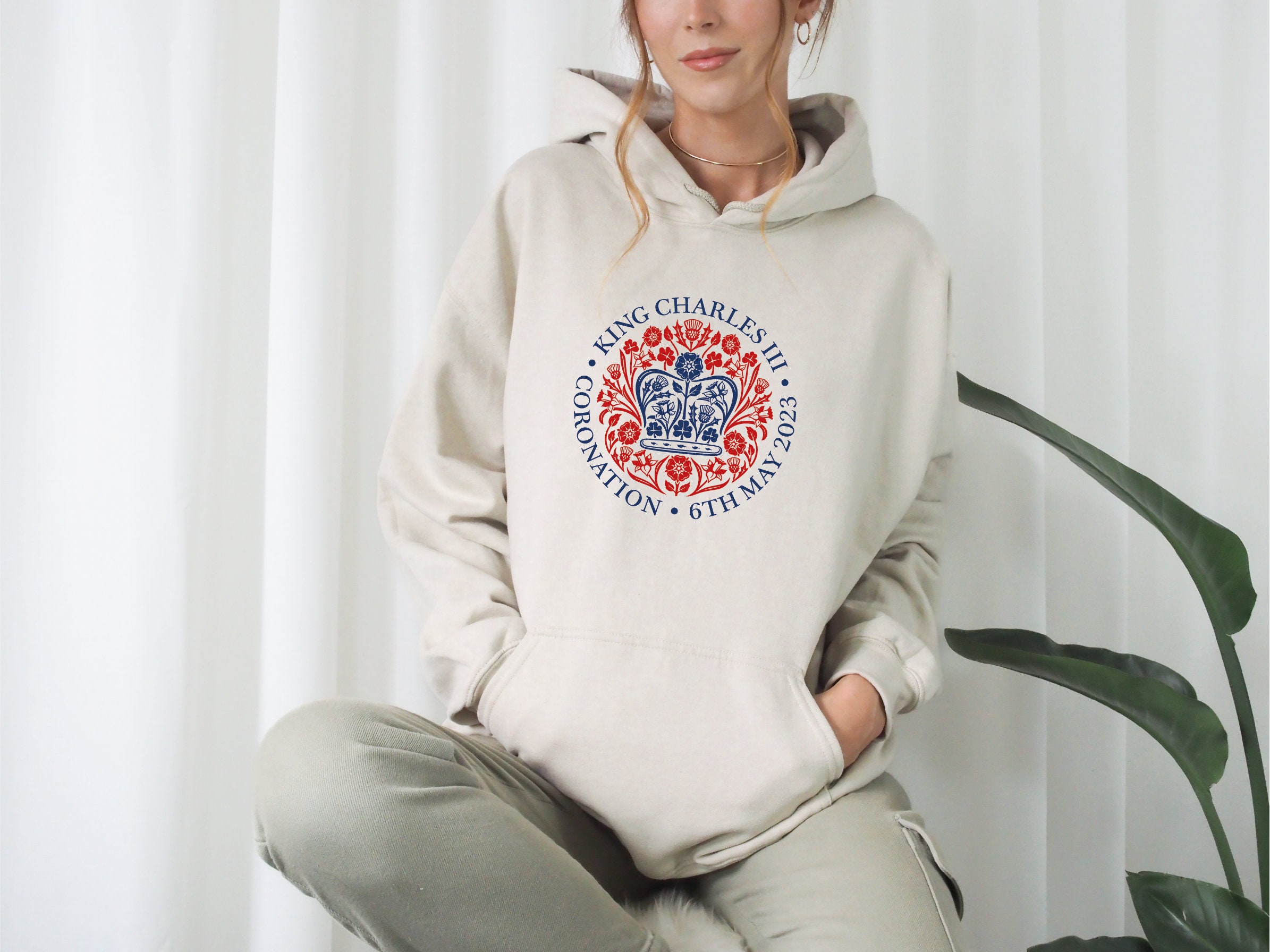 Kral Charles III Coronation Hoodie, Womens Coronation, Mens Coronation ...