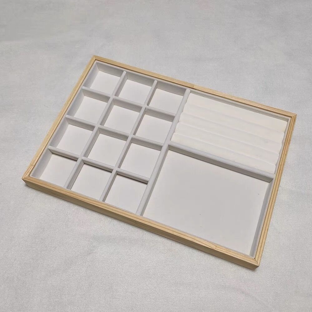 Wood Creamwhite Jewelry Storage/ Display / Organizer , Drawer Insert ...