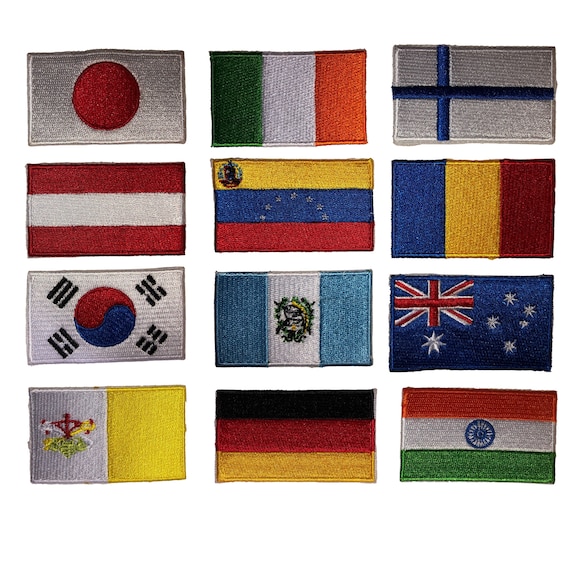 Embroidery Patches Flags India Flag Patch Embroidered Tricolour Flag