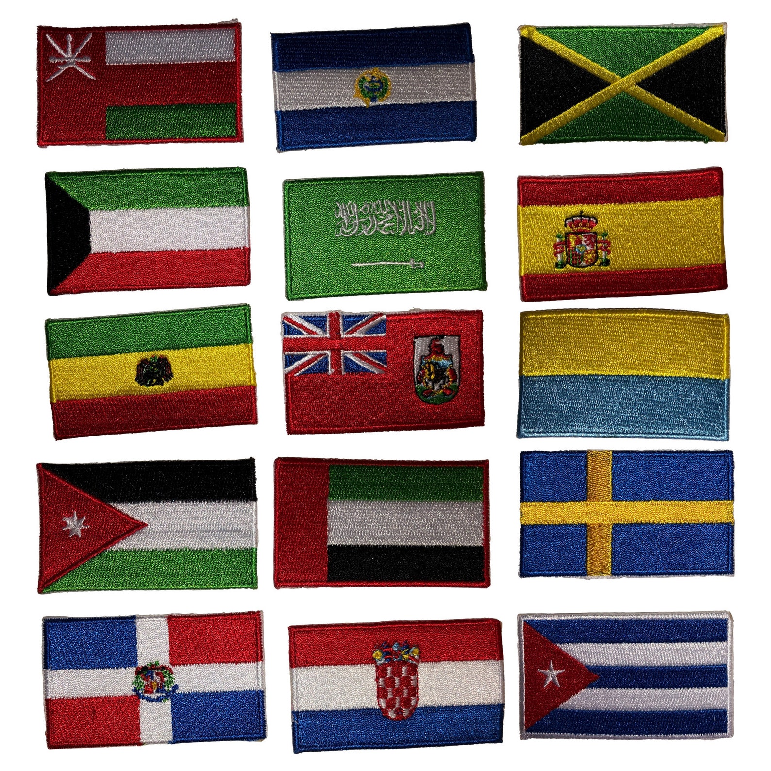 Flag Patches, Flag, Flag Embroidery, Flag Iron on Patch, Country Flag ...