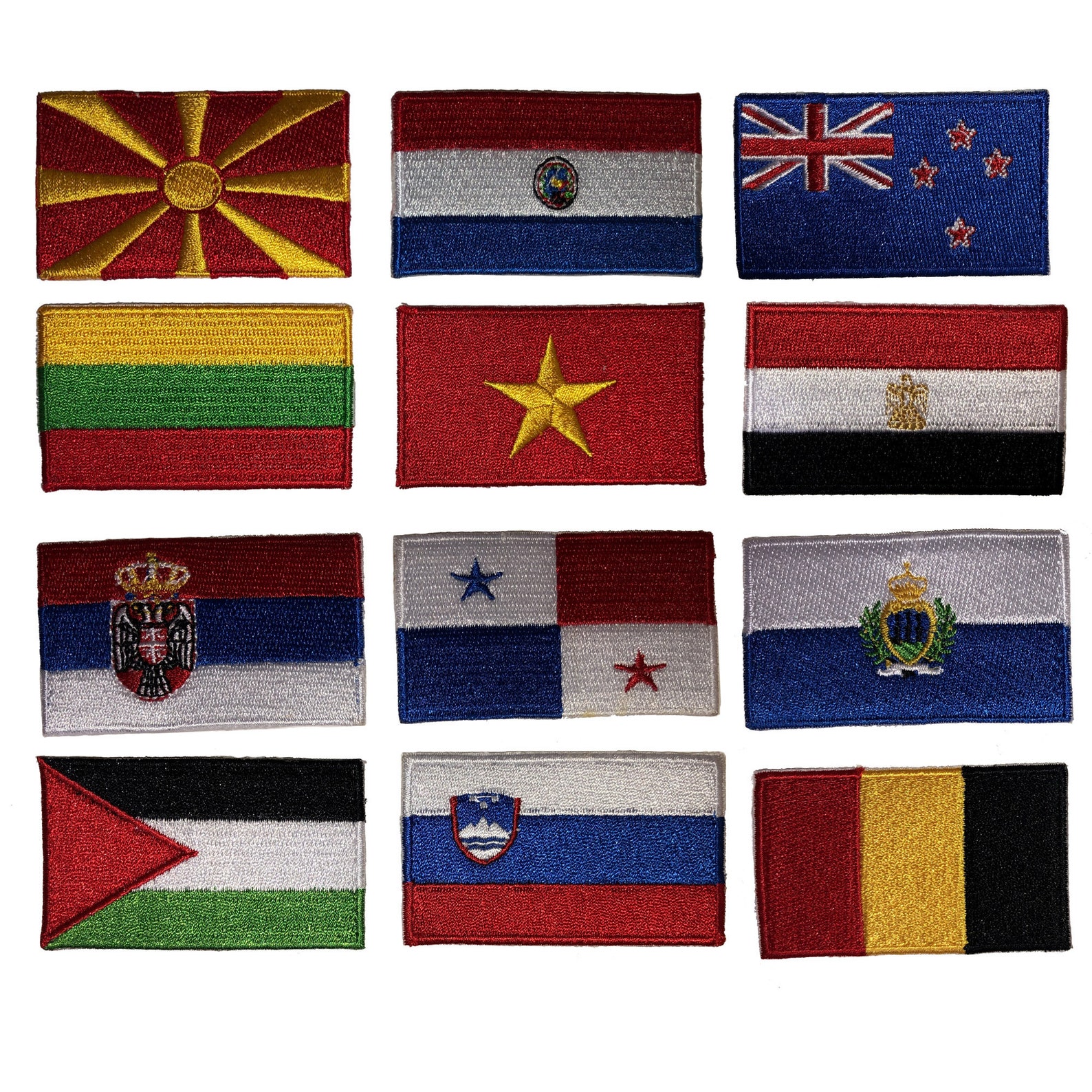 Flag Patches, Flag, Flag Embroidery, Flag Iron on Patch, Country Flag ...