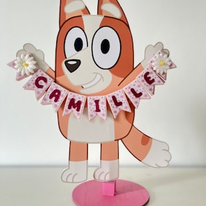 Bluey Centerpieces Stand up Characters Sticks Without Bases - Etsy