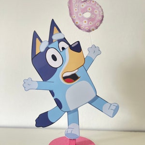 Bluey Centerpieces Stand up Characters Sticks Without Bases - Etsy