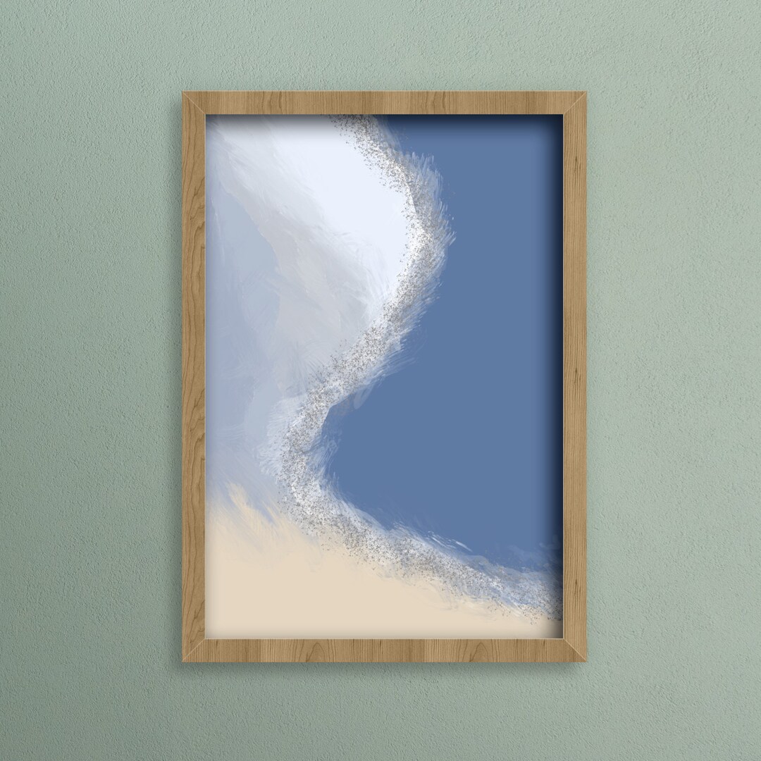 Spltting of the Sea Passover Exodus Miracle Judaica Abstract Art ...