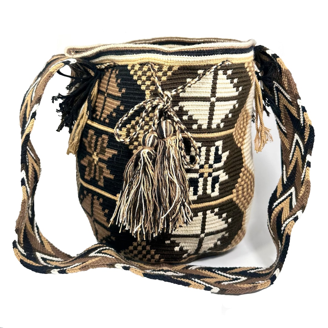 Wayuu Bag Backpack Bucket Shoulder Colombian NEW Handmade - Etsy