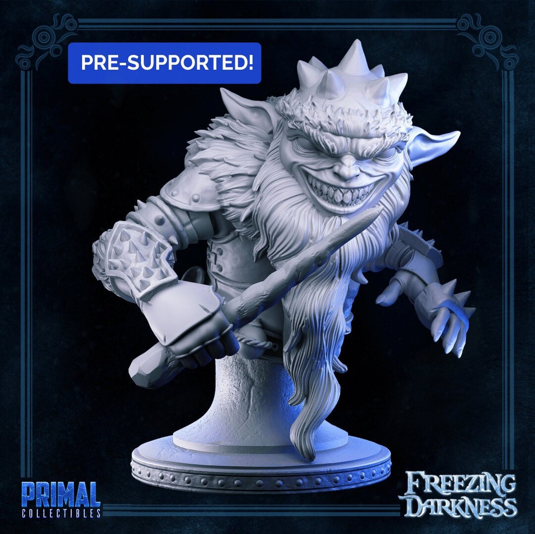 Ice Goblin Gremlin Bust Model Kit Unpainted Scaling - Etsy