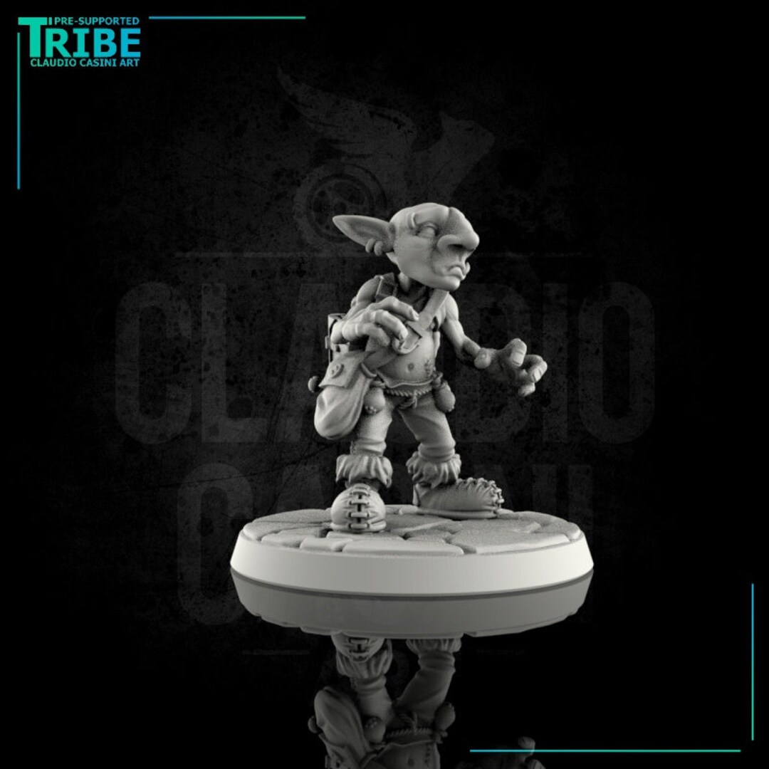 Goblin Servant Miniature 28mm 32mm Scale 8K Resin 3D Printed Unpainted ...