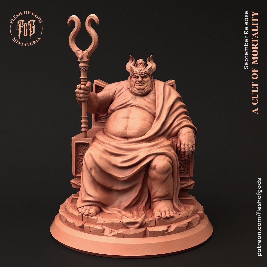Greedy Noble NPC Miniature 28mm 32mm Scale 8K Resin 3D Printed ...