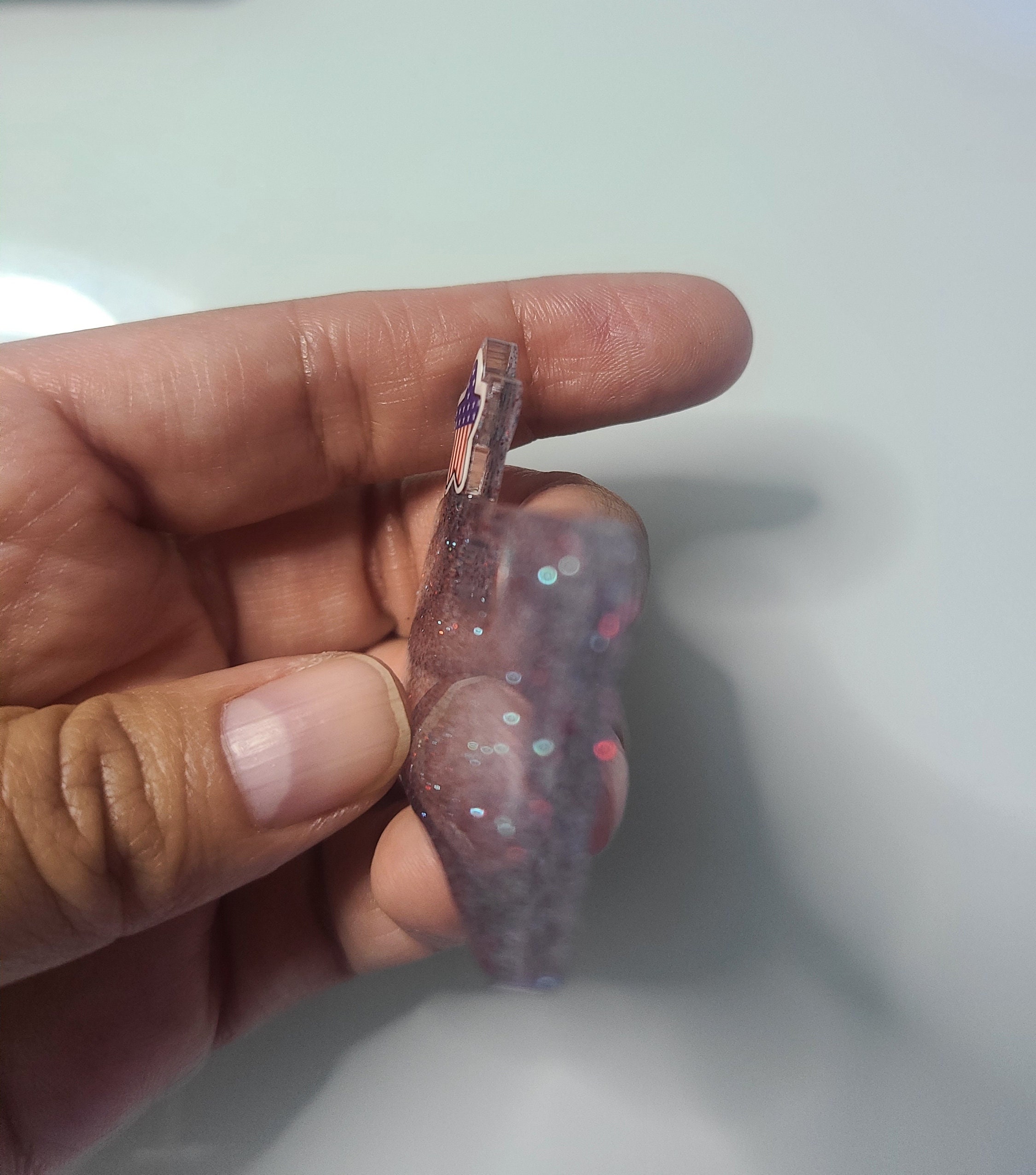 Resin Badge Flair Medical Badge Topper Teacher Badge Holder Peek a Boo ...