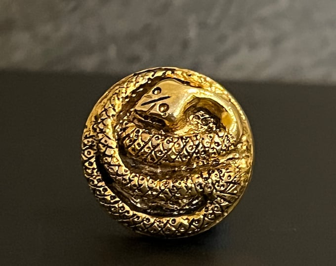 Vintage Snake Button (PLEASE See Button Under Image for Full ...